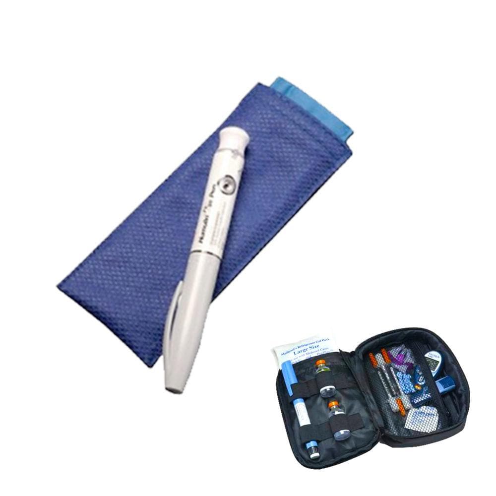 Poucho® Diabetic Wallet + Safe Med Sensor Bundle| Medicool®
